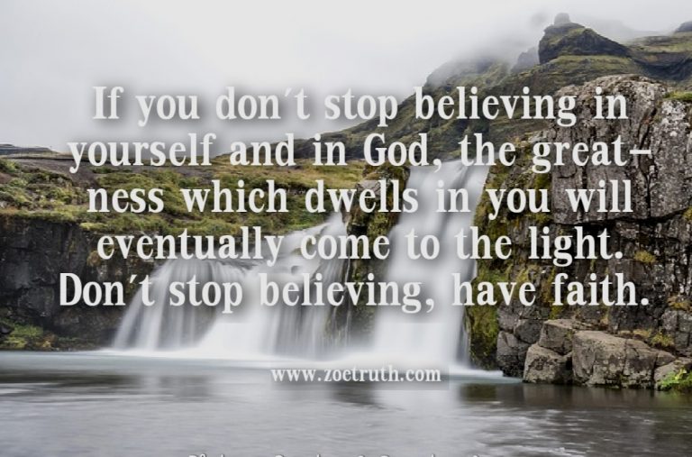 Daily Christian inspirational quotes and sayings about life | Zoe Truth